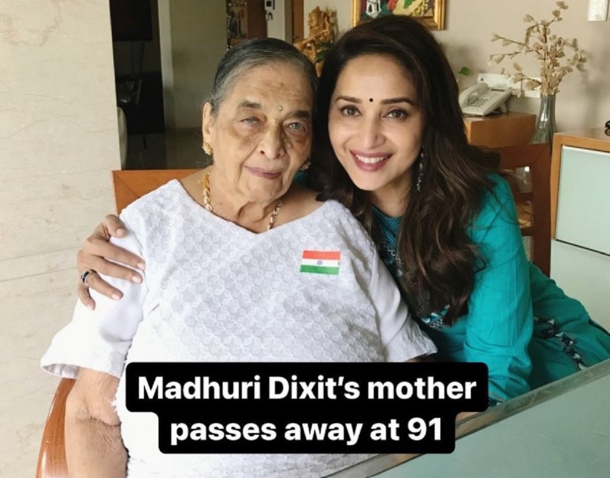 How did Snehlata Dixit Die? Madhuri Dixit's Mother Passed Away at the ...