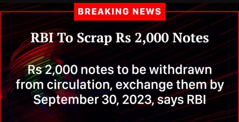 RBI to Scrap Rs. 2000 Note: How to Exchange or Deposit Your 2000 Rupees ...
