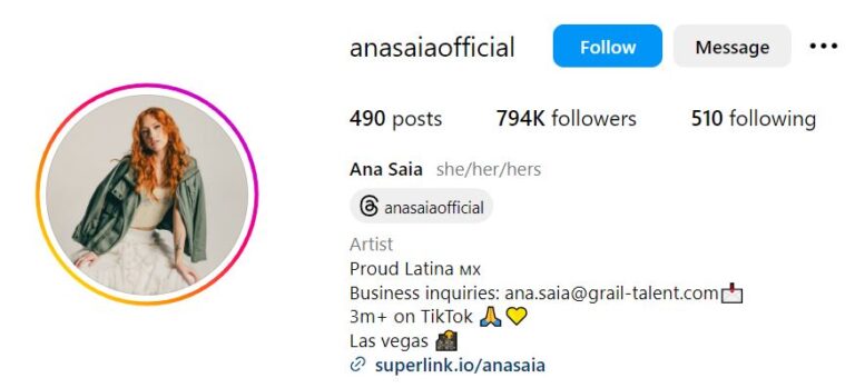 Who Is Ana Saia? Wiki, Biography, Parents, Height, Age, Boyfriend