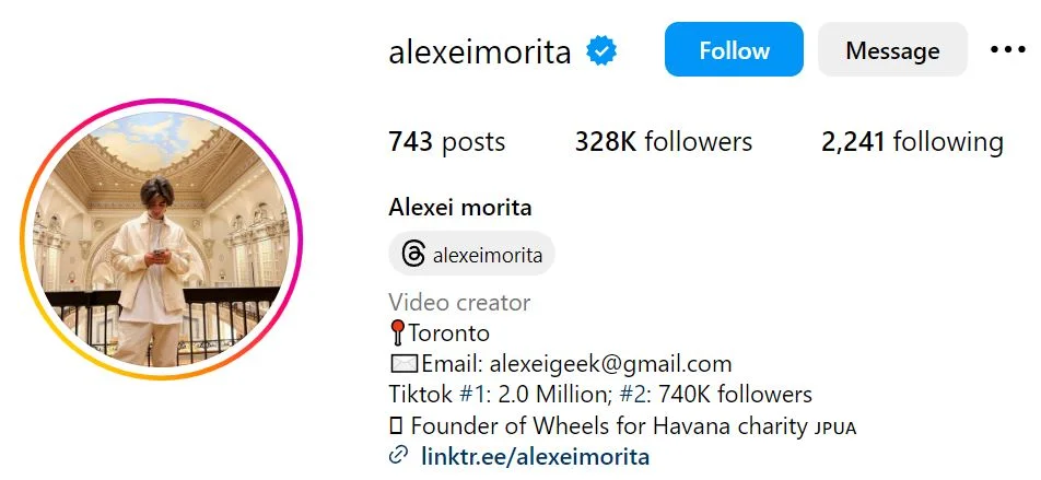 Alexei Morita: Wiki, Biography, Age, Height, Girlfriend, Family and More