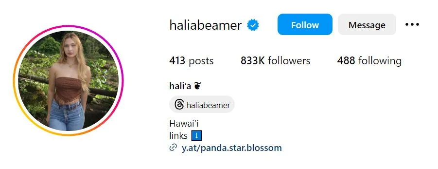 Who is Hali’a Beamer? Age, Height, Wiki BIO, Parents, Net Worth, Boyfriend