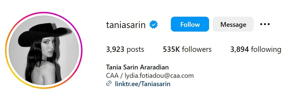 Who is Tania Araradian? Wiki, Biography, Height, Age, Boyfriend, Family