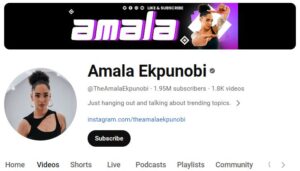 Who Is Amala Ekpunobi? All About Youtuber